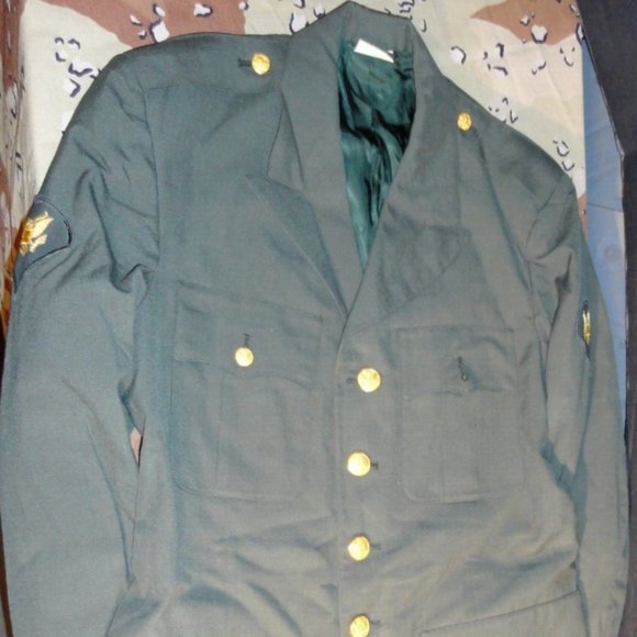 Jackets & Coats | Sz39xlarge Usgi Military Serge Ag344 Class 3 Dress ...